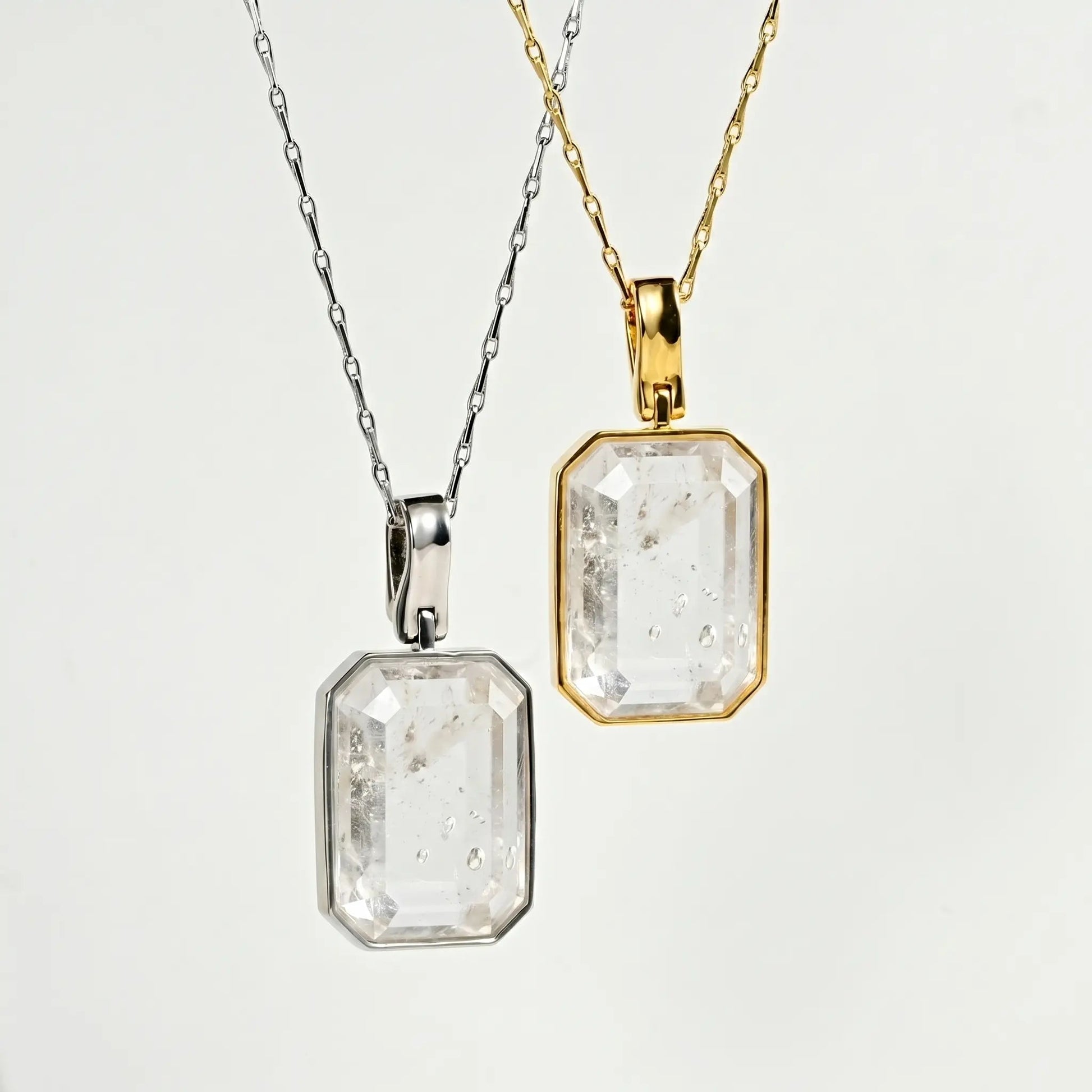 Marique French Vintage Necklace - Gold Natural Stone – Voisson