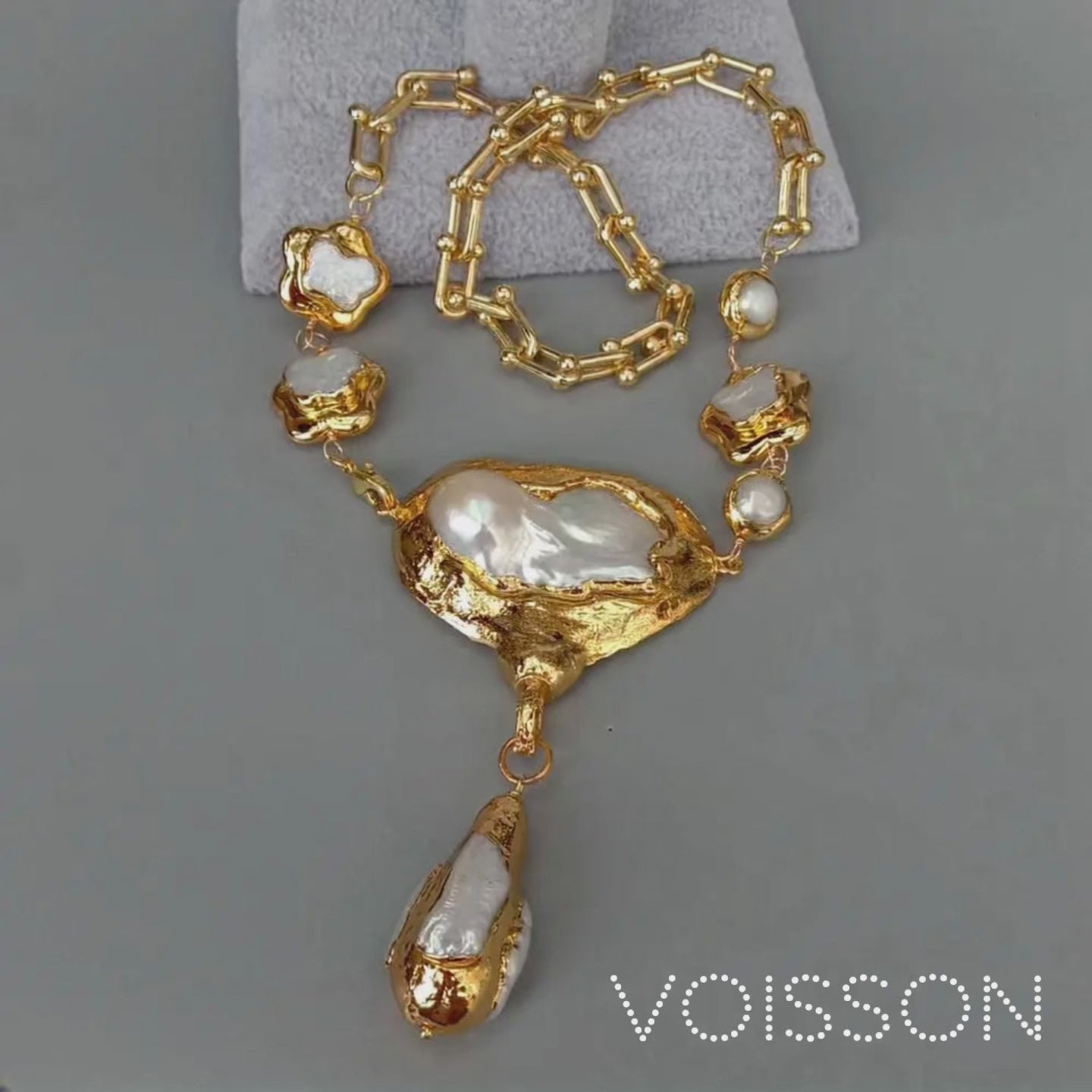 Celestial Ciphers Freshwater Pearl Pendant Necklace – Voisson